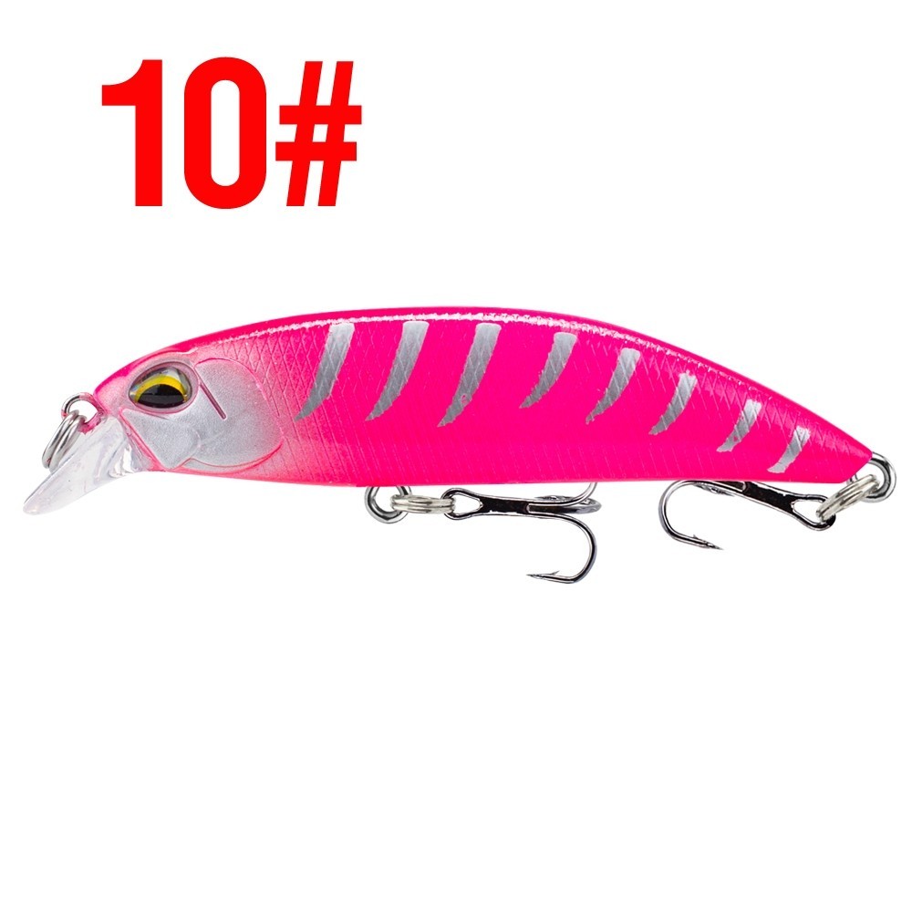 1PC Laser Fishing Lure 7cm/8g Slow Sinking Minnow Bait Casting Lure 3D Eyes Pencil Fishing Baits ...