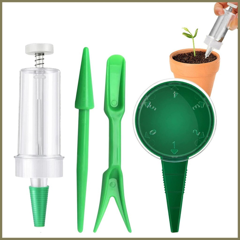 Handheld Seeder Planter Manual Mini Dispenser for Garden Sowing Multi ...