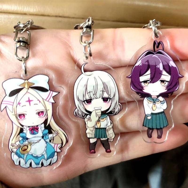 10 styles Anime Gushing over Magical Girls Keychain Hiiragi Utena Araga ...