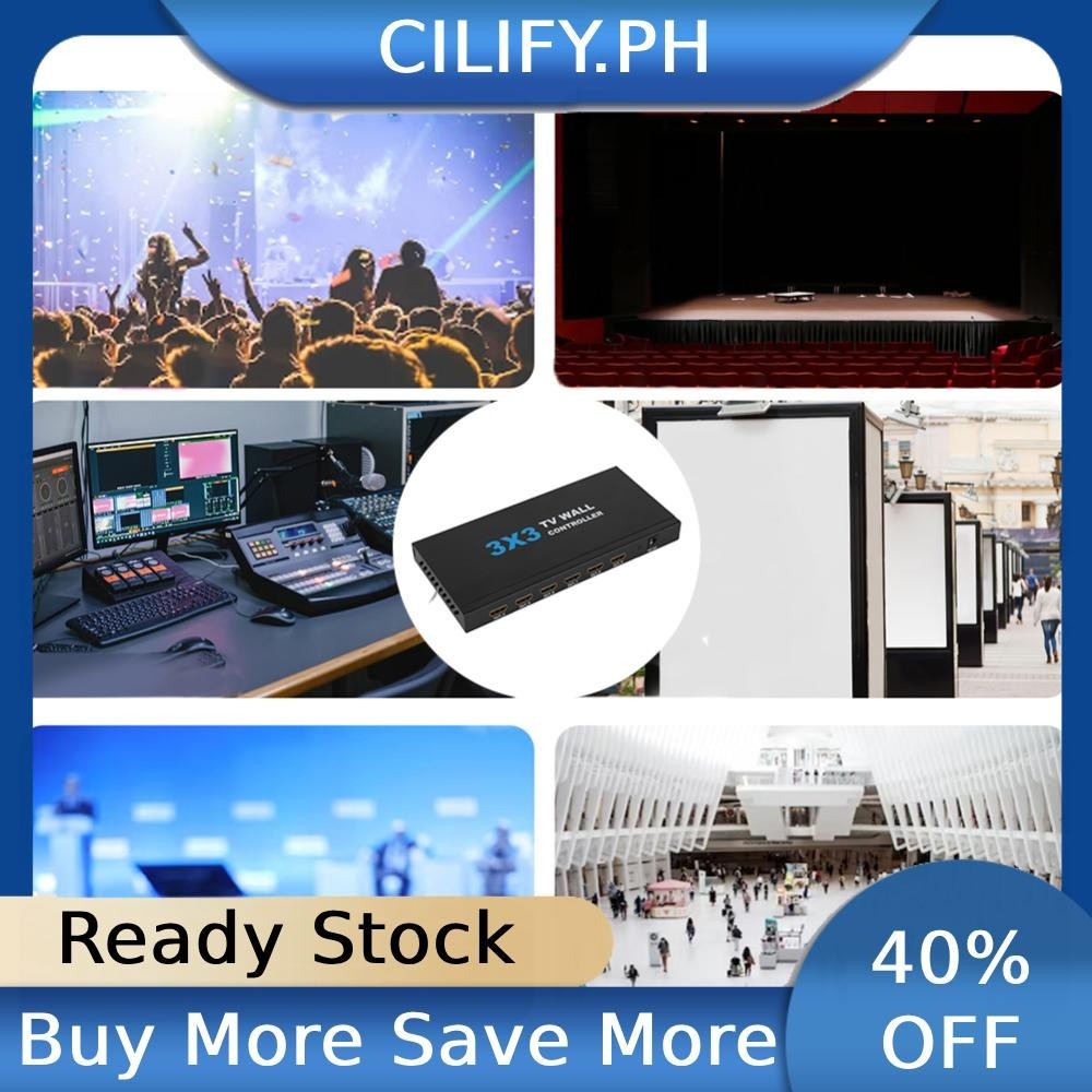 4K 3x3 9 Screen HDMI TV Video Wall Controller Splicer 3x4/4x3/4x4 with ...