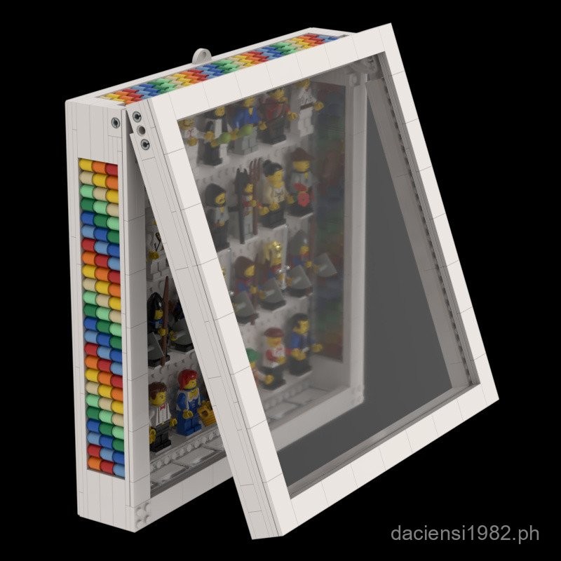 MOC Flip Rainbow Photo Frame Creative Lego Small Particle Assembly ...