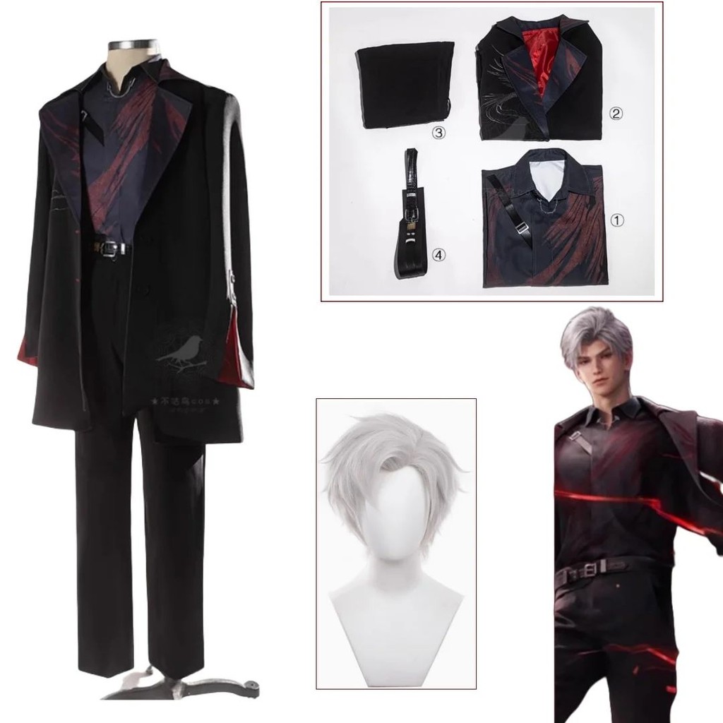 Game Love and Deepspace Sylus Relentless Conqueror Cosplay Costume Men ...