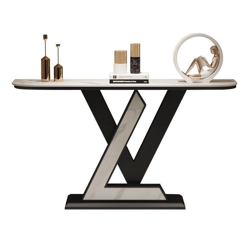 [1531People Collection]Slate Entryway Table Entryway Table Light Luxury ...