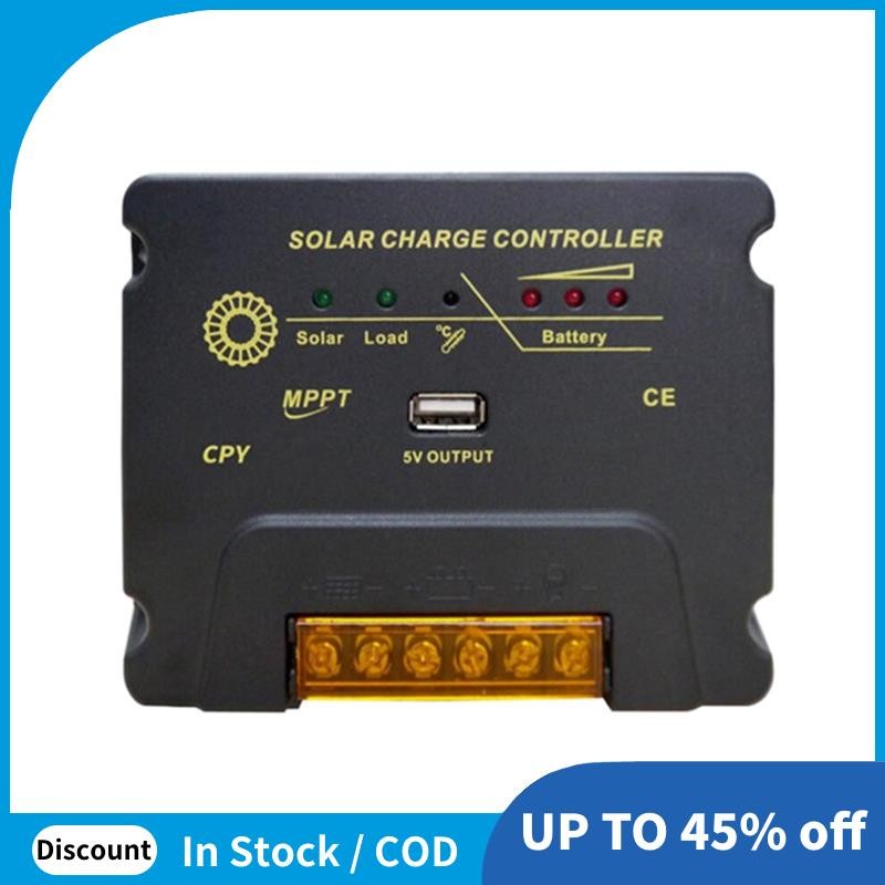 Best Sell MPPT Solar Charge Controller 12V 10A Battery Regulator USB 5V ...