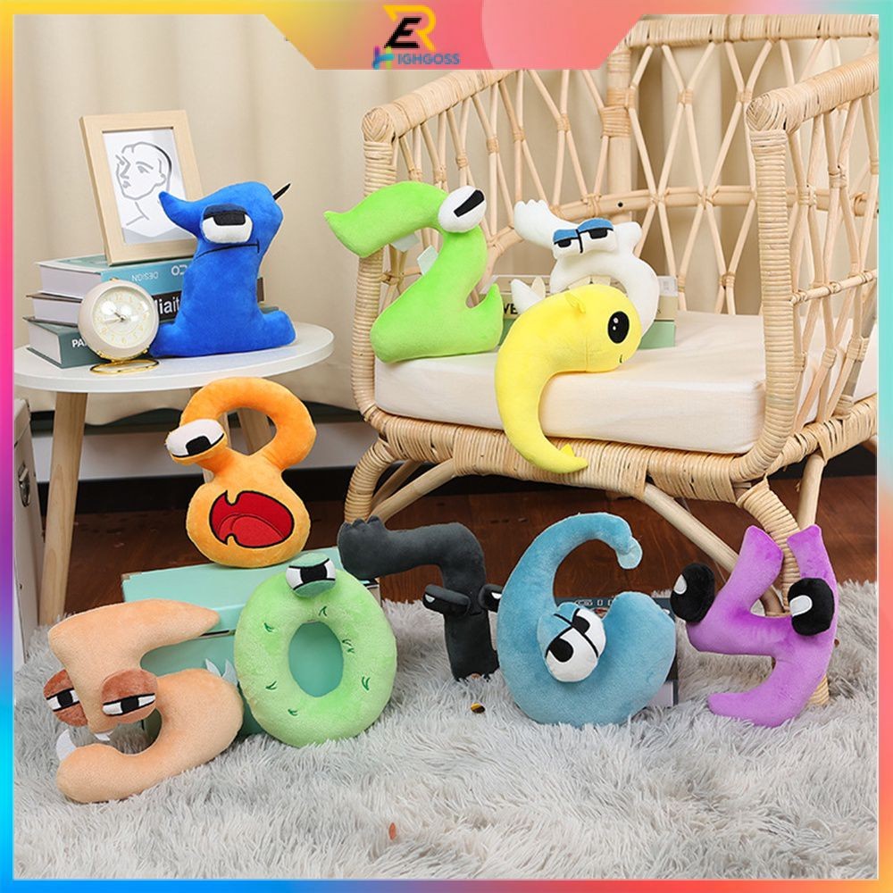 20cm Alphabet Lore Plush Digital Series Numbers Plush Pillow for ...
