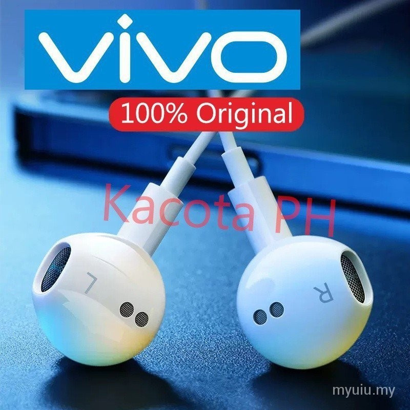 VIVO Headset Wired Earphone 3.5mm Bass Subwoofer 9D Stereo Headphone In ...