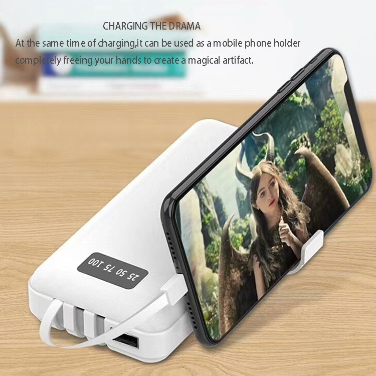Charging treasure 10000 mA with its own line new portable fast charging ...