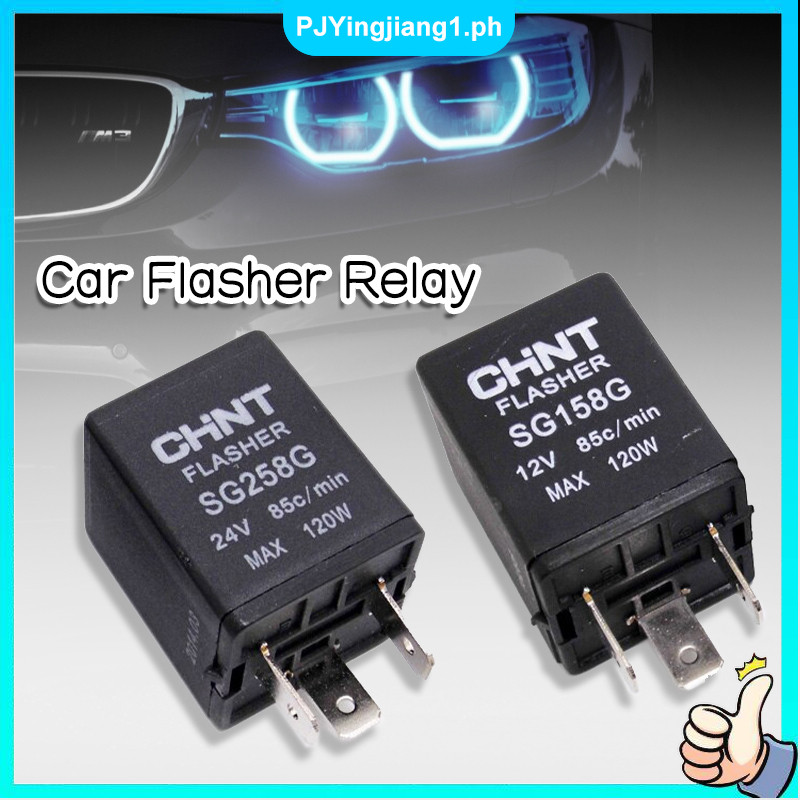 12V Car Flasher Relay Turn Signal Light Relay 3-Pin Car Flasher Relay ...