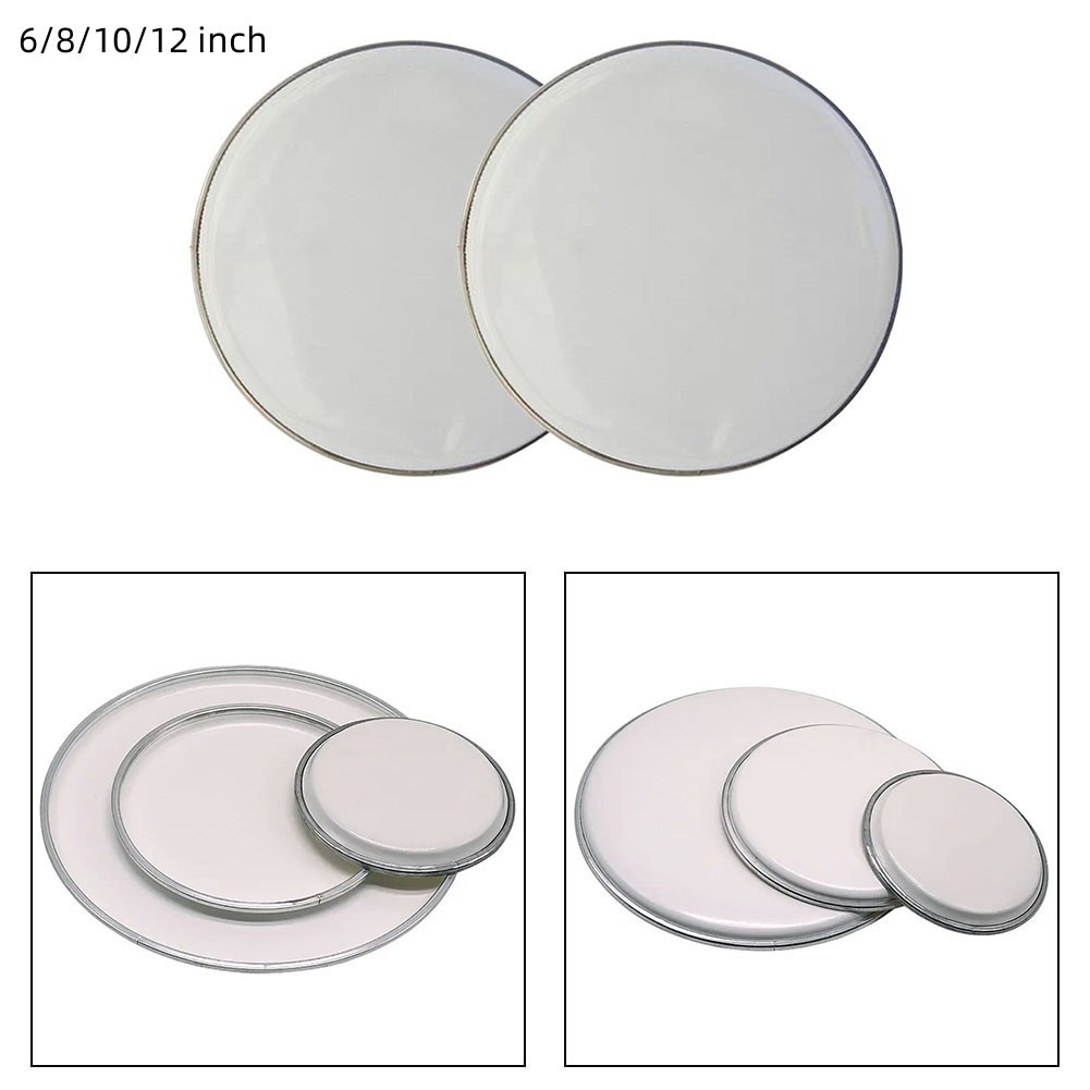 6 8 10 12Inch White Drum Head Drum Skin Sound Controlled 0.188mm ...
