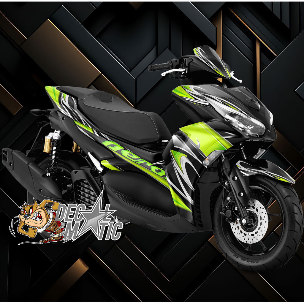 HIJAU Full body sticker Aerox 155 NVX OLD 2016 2017 2018 2019 2021 ...