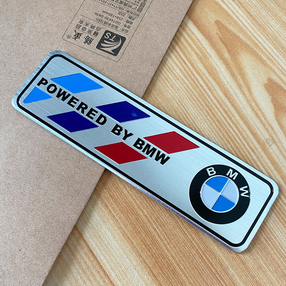 X Stock ready x 3D aluminum alloy car sticker for BMW modified car ...
