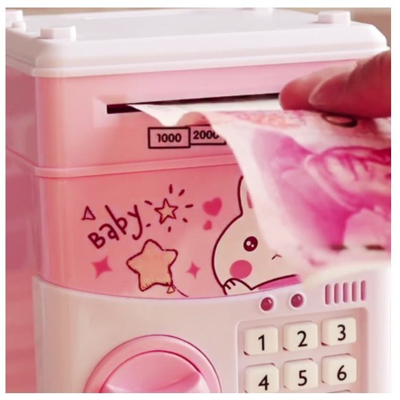 ♞Mini ATM Savings Piggy Banks Toys for Real Money Save for Kids ...