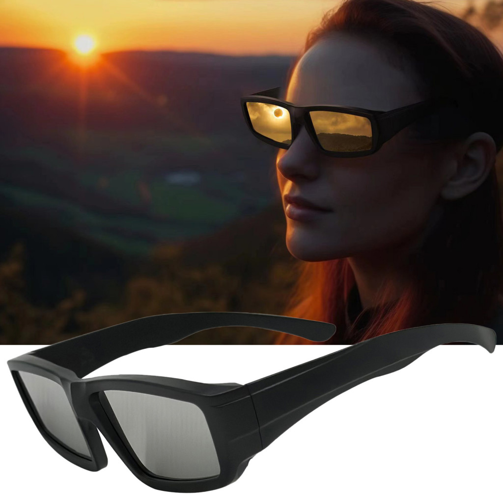 Safe Solar Viewing Glasses Sun Radiations Filtering Glasses 6 Pcs Solar ...