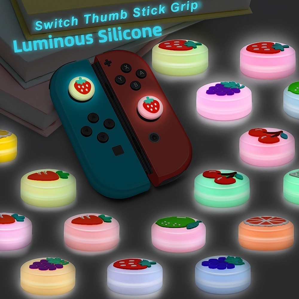 Luminous Switch Rocker Caps 1 Pair (2 pcs) Game Theme Fruit Design for ...