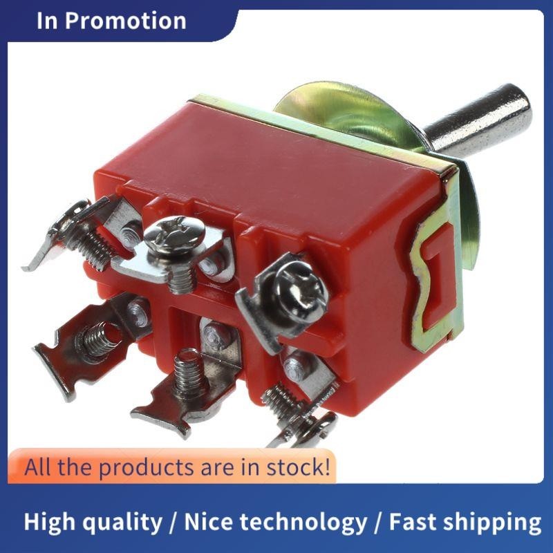 AC 250V 15A Latching 3 Way On-Off-On Single Pole Double Throw Toggle ...
