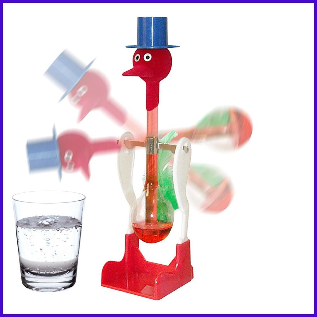Drinking Bird Desk Toy Funny Magic Drinking Bird Bird Drinking Water ...