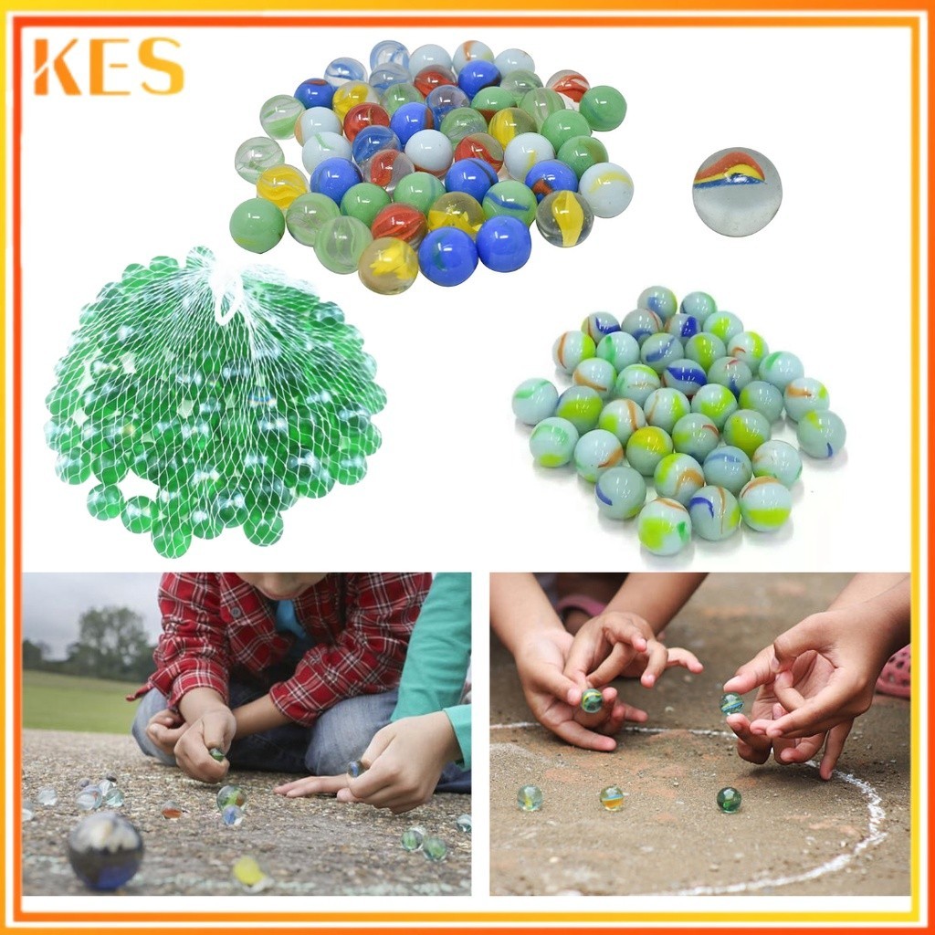(KB)30pcs Marble/Jolen Holen Games Party Favors Glass Marbles Ball ...