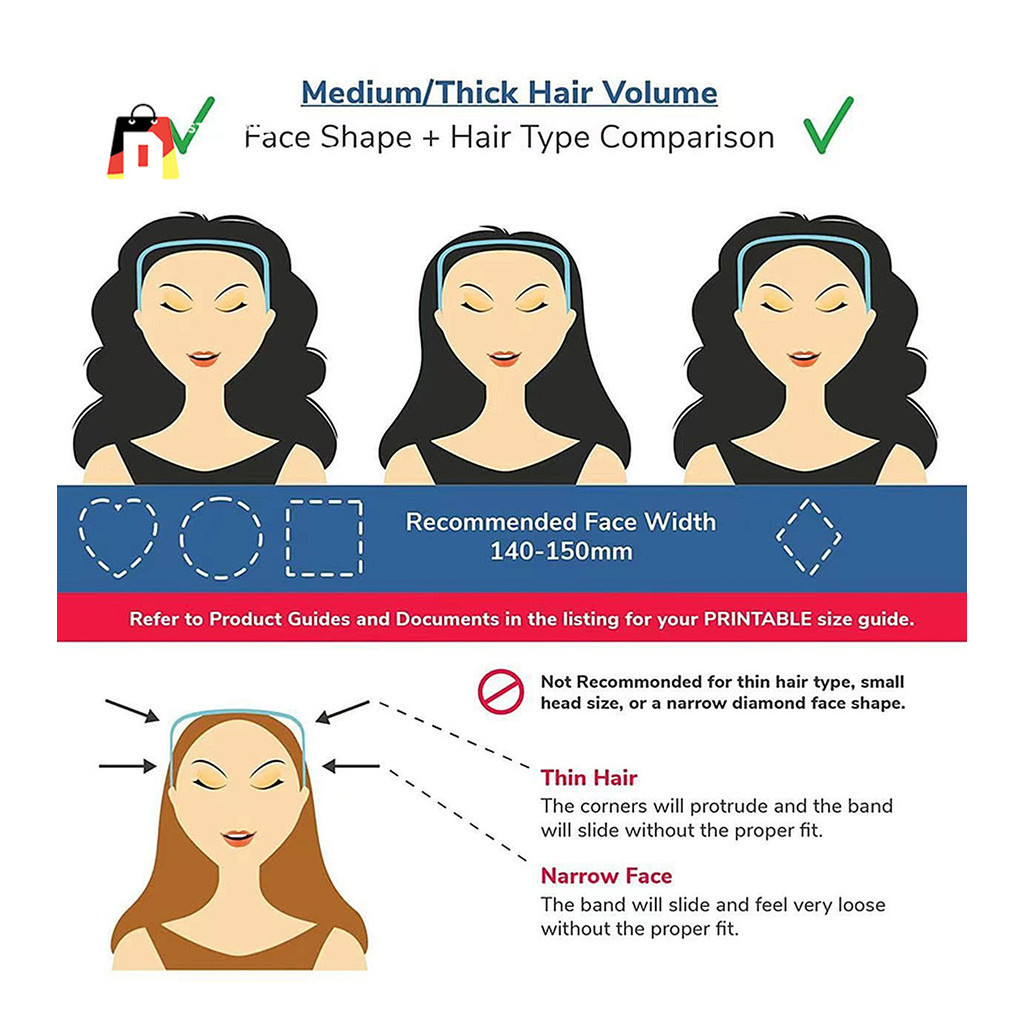 Invisible Hair Hoop Headband Korean Square Glasses Headband Sunglasses ...