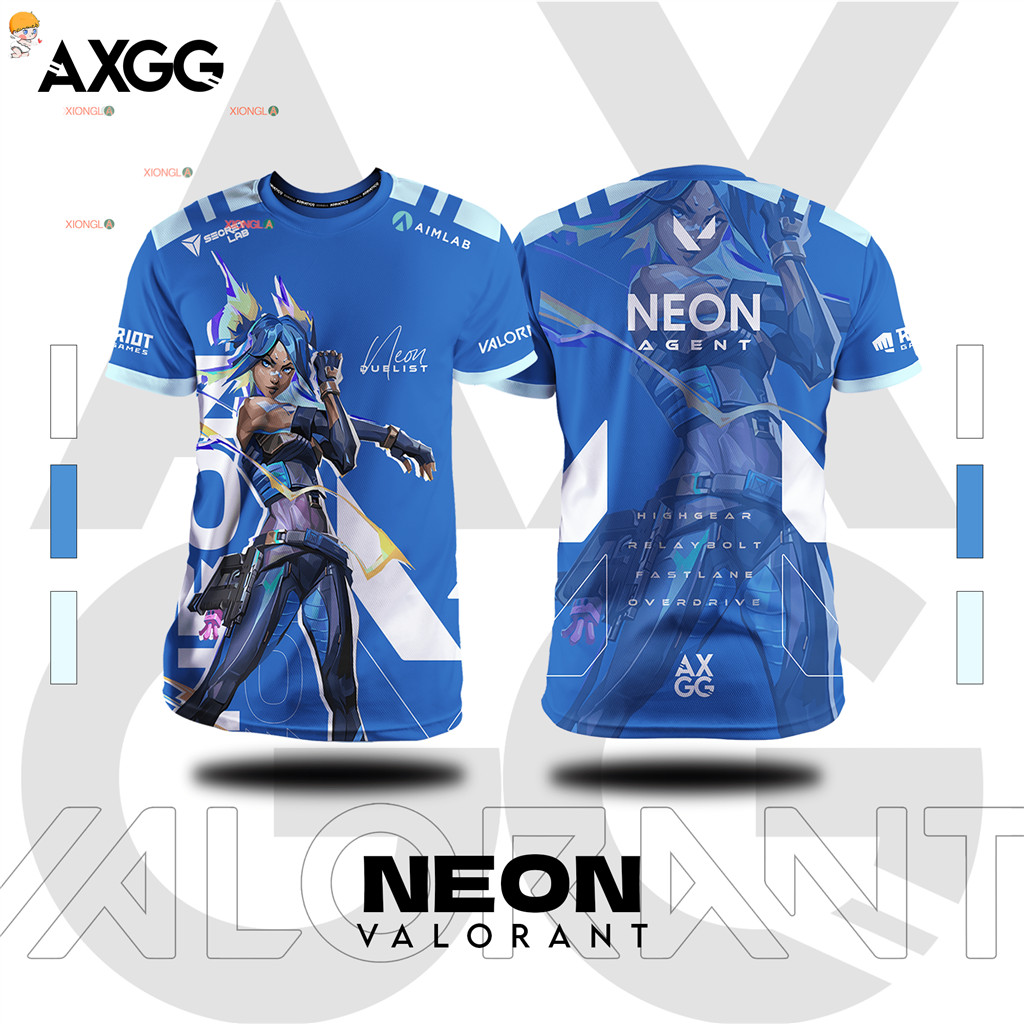 AXGG "Valorant" Gaming T-Shirt | Shopee Philippines