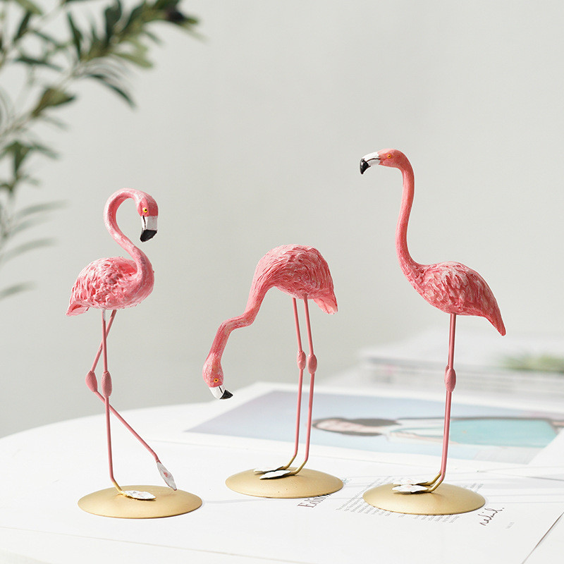 Flamingo Ornaments Center Table Decorations Living Room Display Office ...