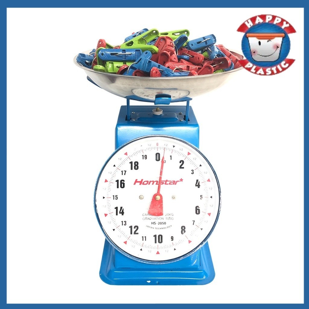 Happy Plastic Scale / Timbangan Small Bowl HS-2050 HST WT Scale 20kg ...