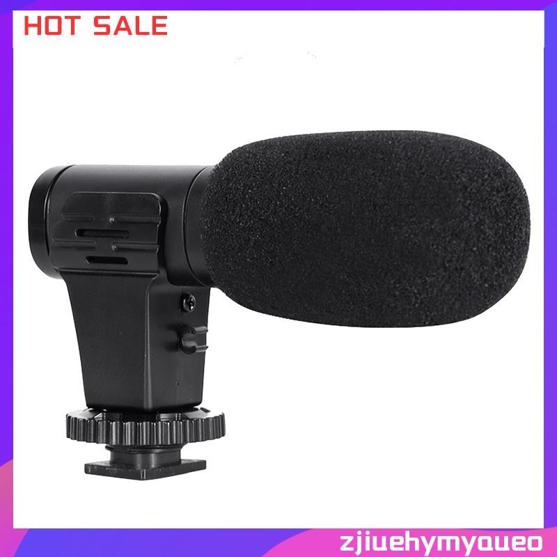 Camera Microphone On-Camera Mini Condenser Record Interview Vlog Mic ...