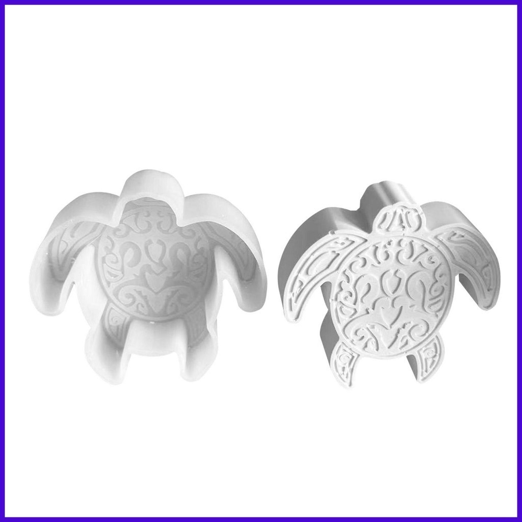 Silicone Turtle Mold Candy Fondant Mold Turtle Gypsum Mold Tortoise ...