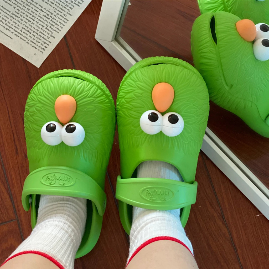 New Style Influencer Sesame Street Slippers Female Summer Funny Home ...