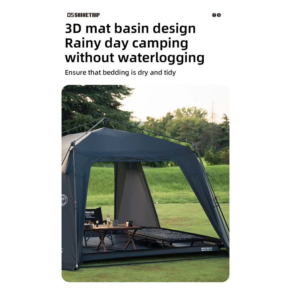 ShineTrip 05 Series Oversized Quick Build Waterproof Silver Coated ...