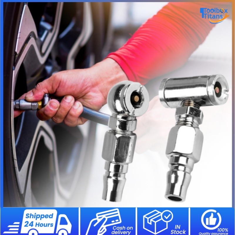 Tire Inflator Nozzle Car Air Chuck Single Double Head Tire Inflator ...