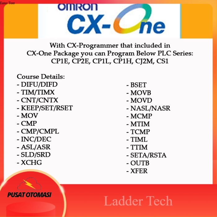 Omron Training PLC Tutorial with CX-Programmer - Learning Video Package - | Shopee Philippines