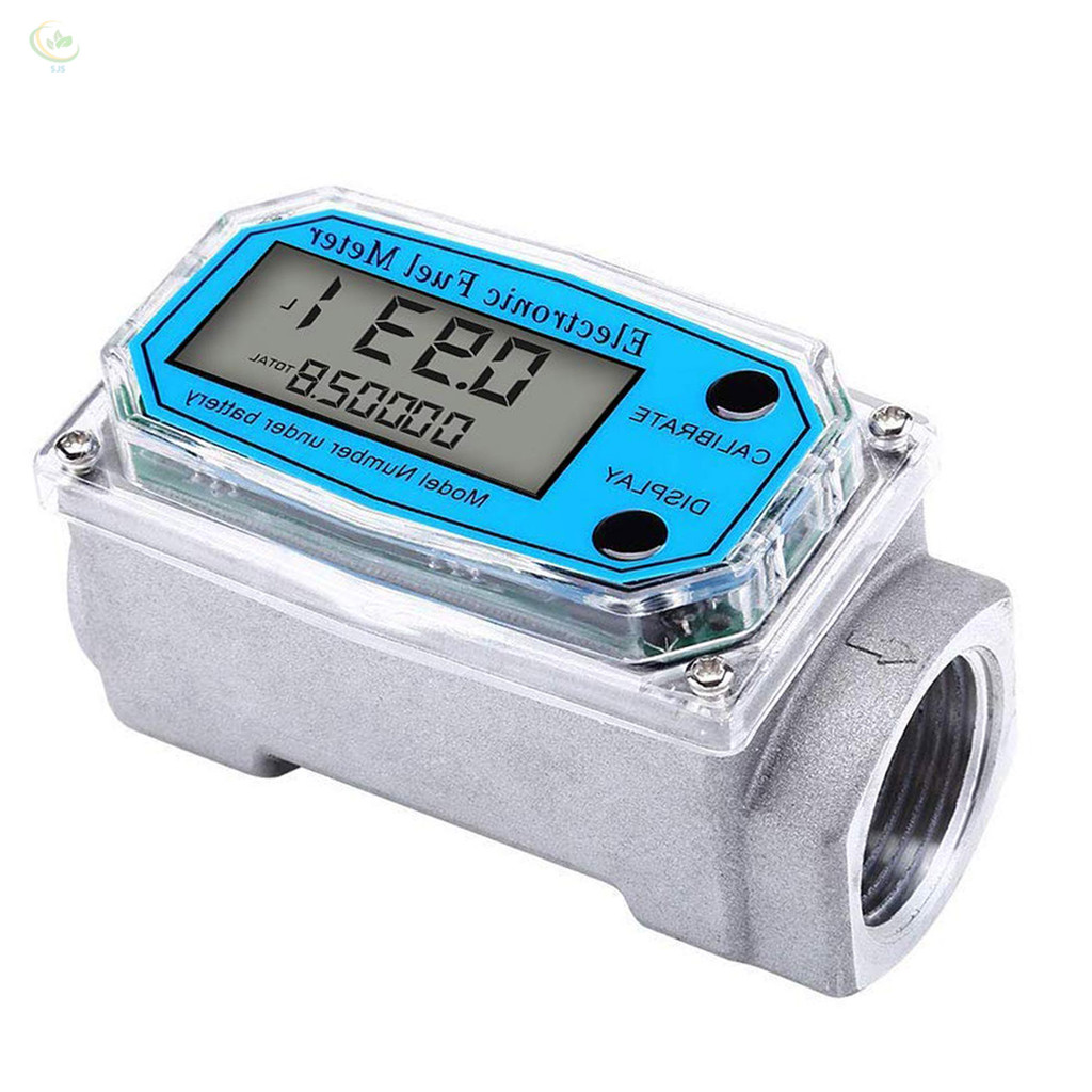 IU Digital Fuel Flow Meter Car Gasoline Methanol Water Flow Meter ...