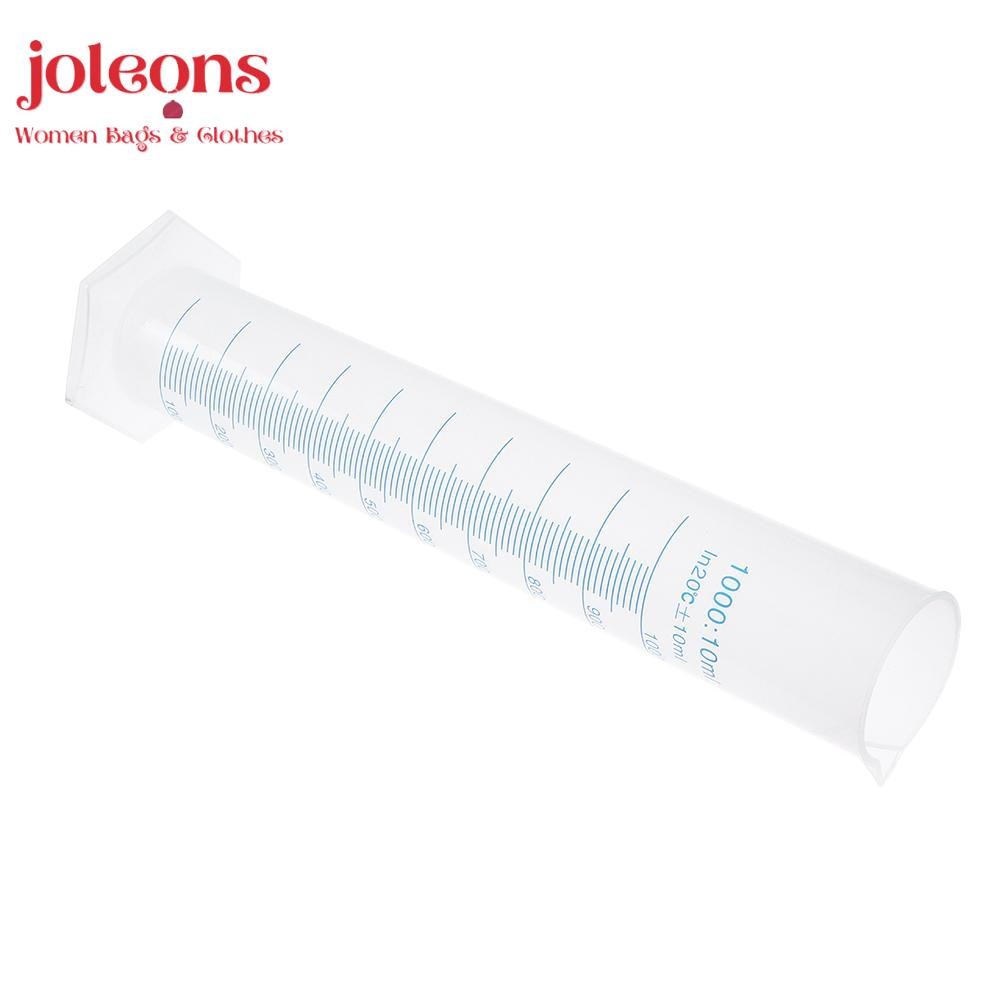 JOLEONS Plastic Graduated Cylinder, Single Metric Scale Double Sided ...