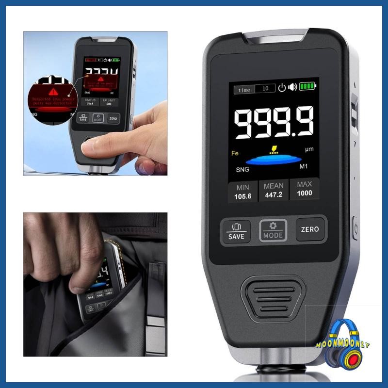 Moon Small Car Paint Measurement Device Versatile Paint Thickness Meter ...