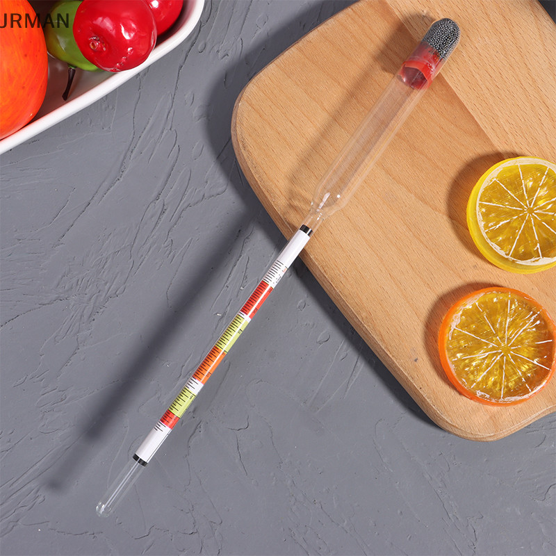 JRMAN Triple Scale Hydrometer Self Brewed Wine Sugar Meter Measuring ...
