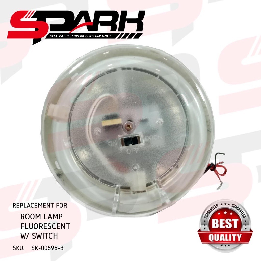 4" Car Room Lamp Interior Lamp Dome Light Fluorescent with Switch ...