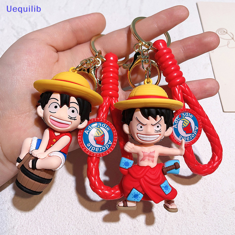 Uequilib One Piece Keychains Anime Monkey D. Luffy Tony Chopper Roronoa ...