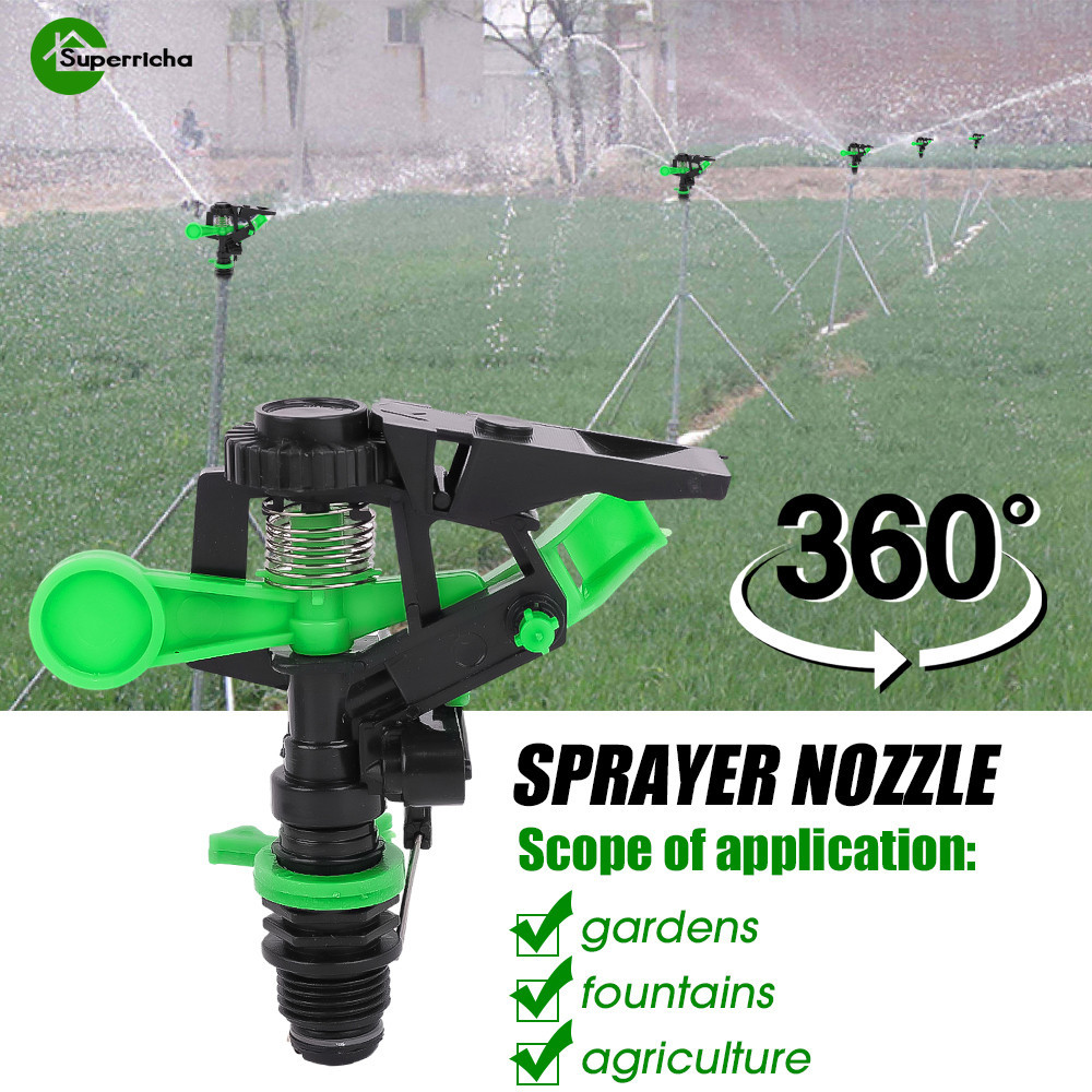 Adjustable Plastic Rocker Watering Nozzle - Automatic 360 Degree ...