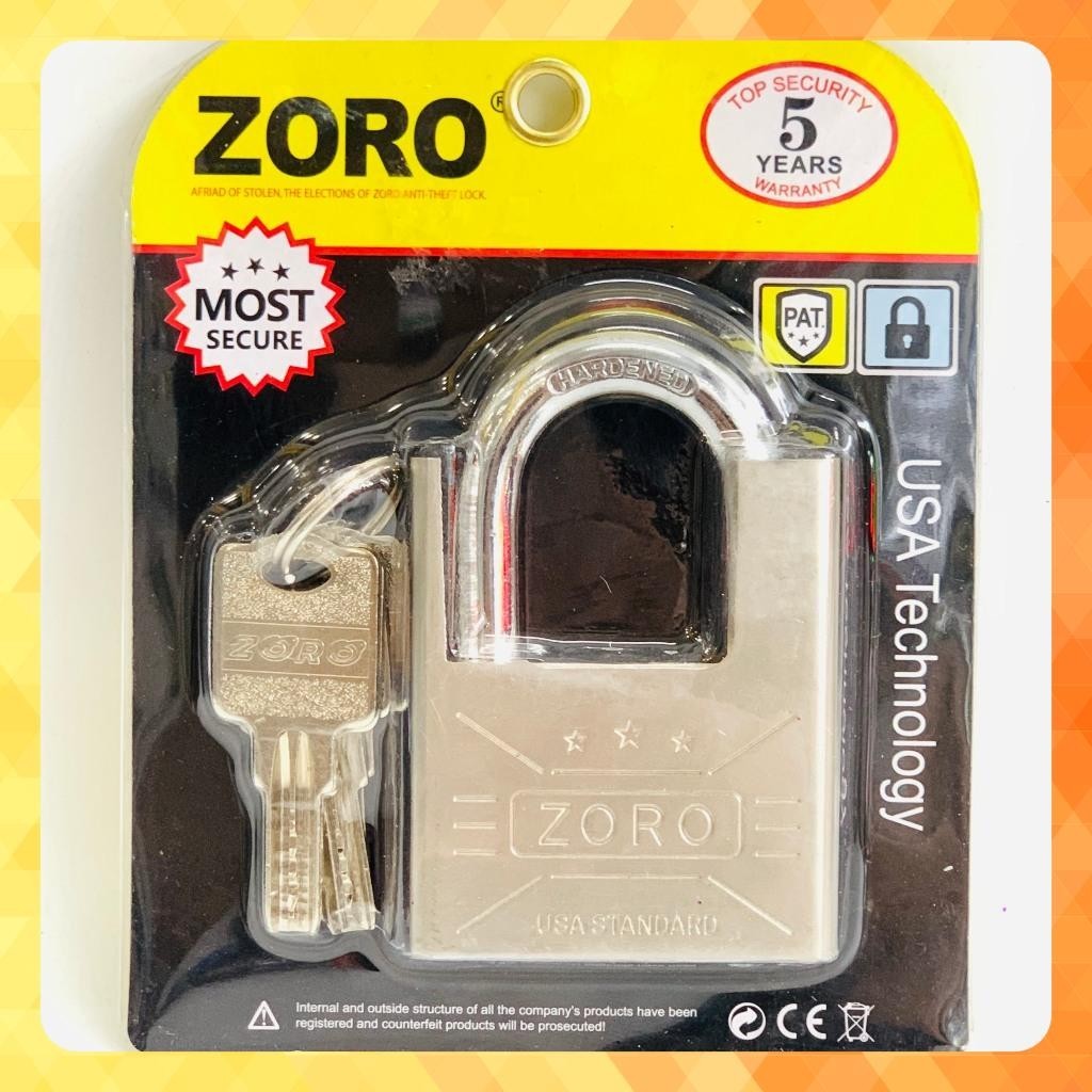 Zoro 6-inch anti-cut lock, spoon key - anti-cut lock, keyless push lock ...