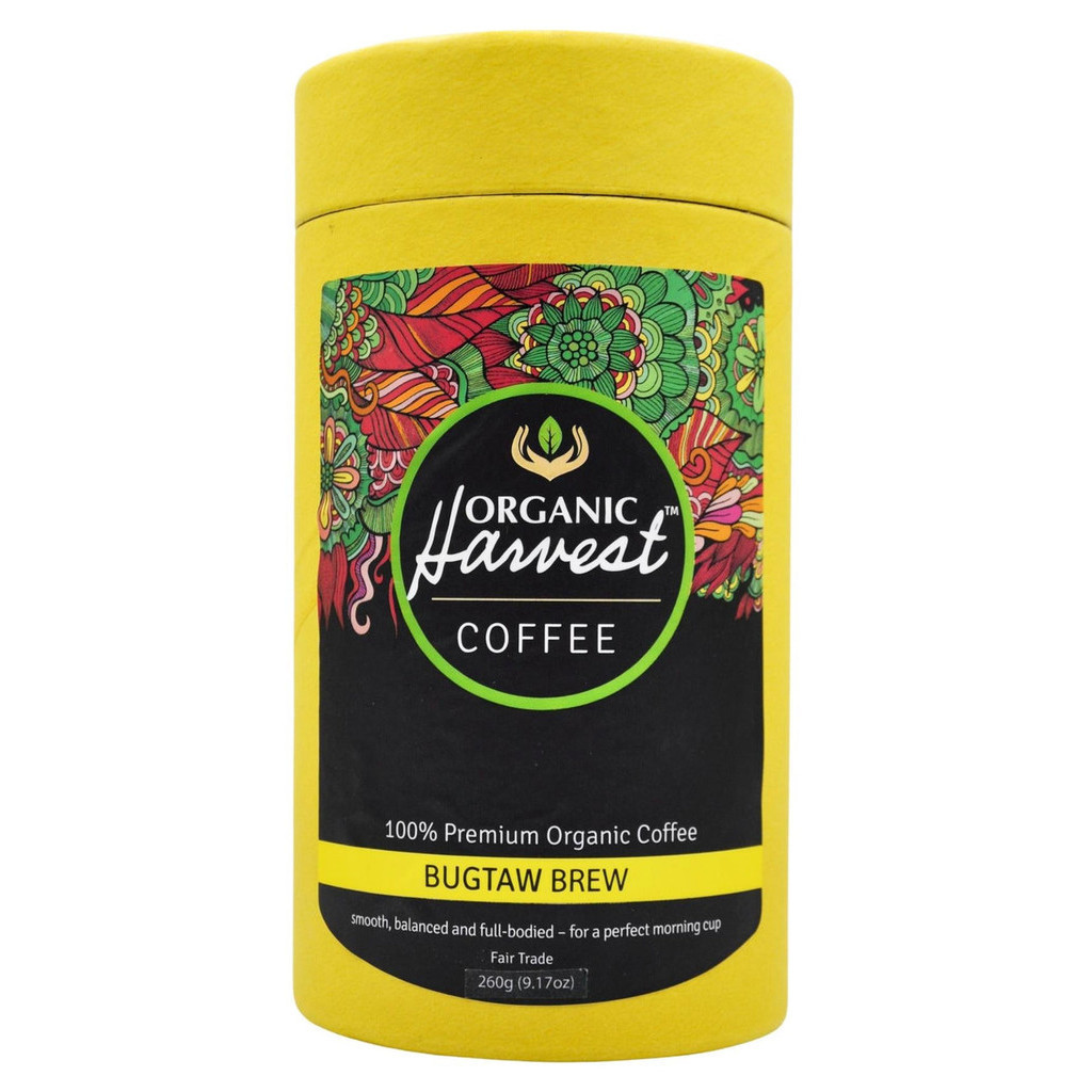Organic Harvest Coffee Ground Canister - Bugtaw Brew (250g) | Shopee ...