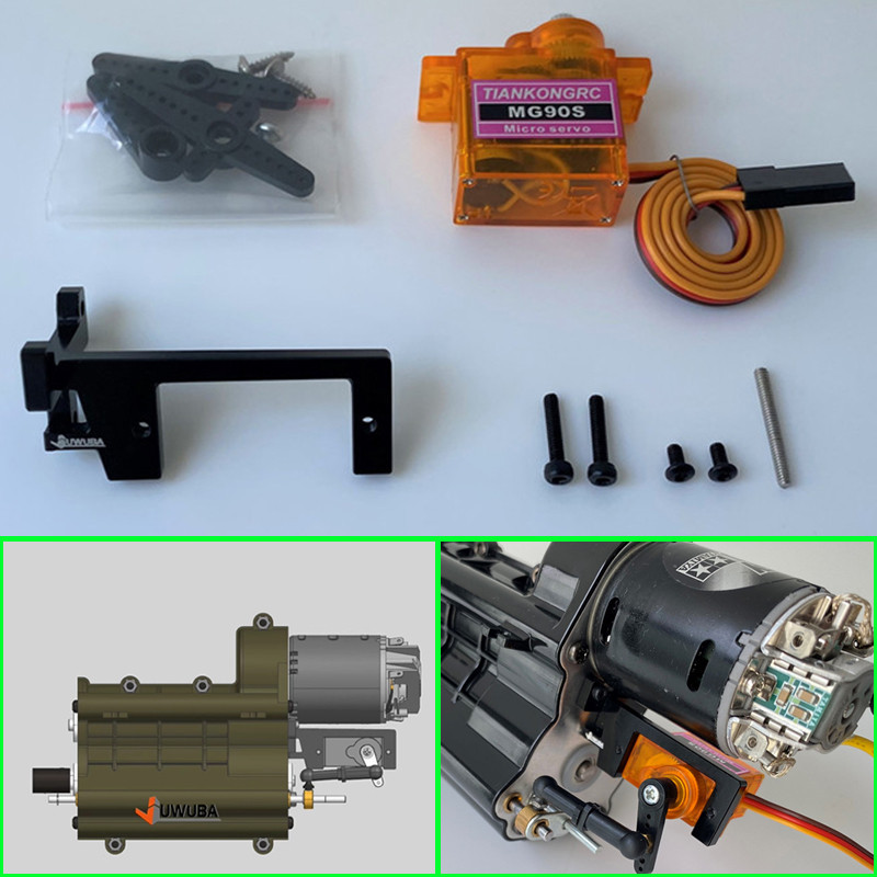 1 Set Metal Gear Box Steering Gear Bracket for 1/14 Tamiya RC Truck ...