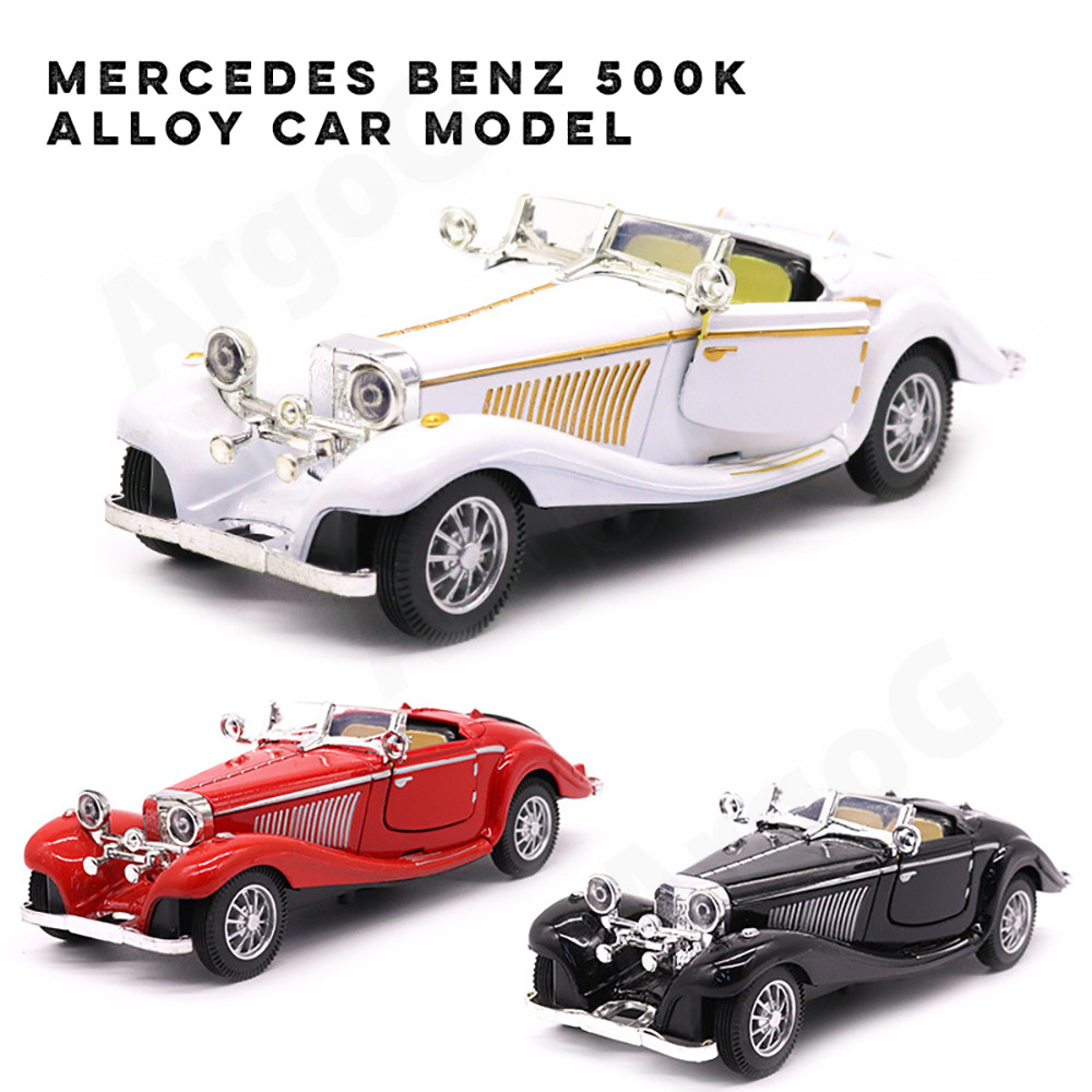 Mercedes Benz 500K Classic Car Model Retro Alloy Material Simulation ...