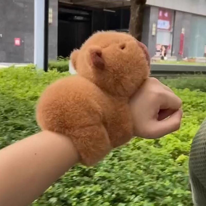 Kapibara Capybara Pop Doll Wrist Plush Toy Papa Doll Doll Cartoon Papa ...