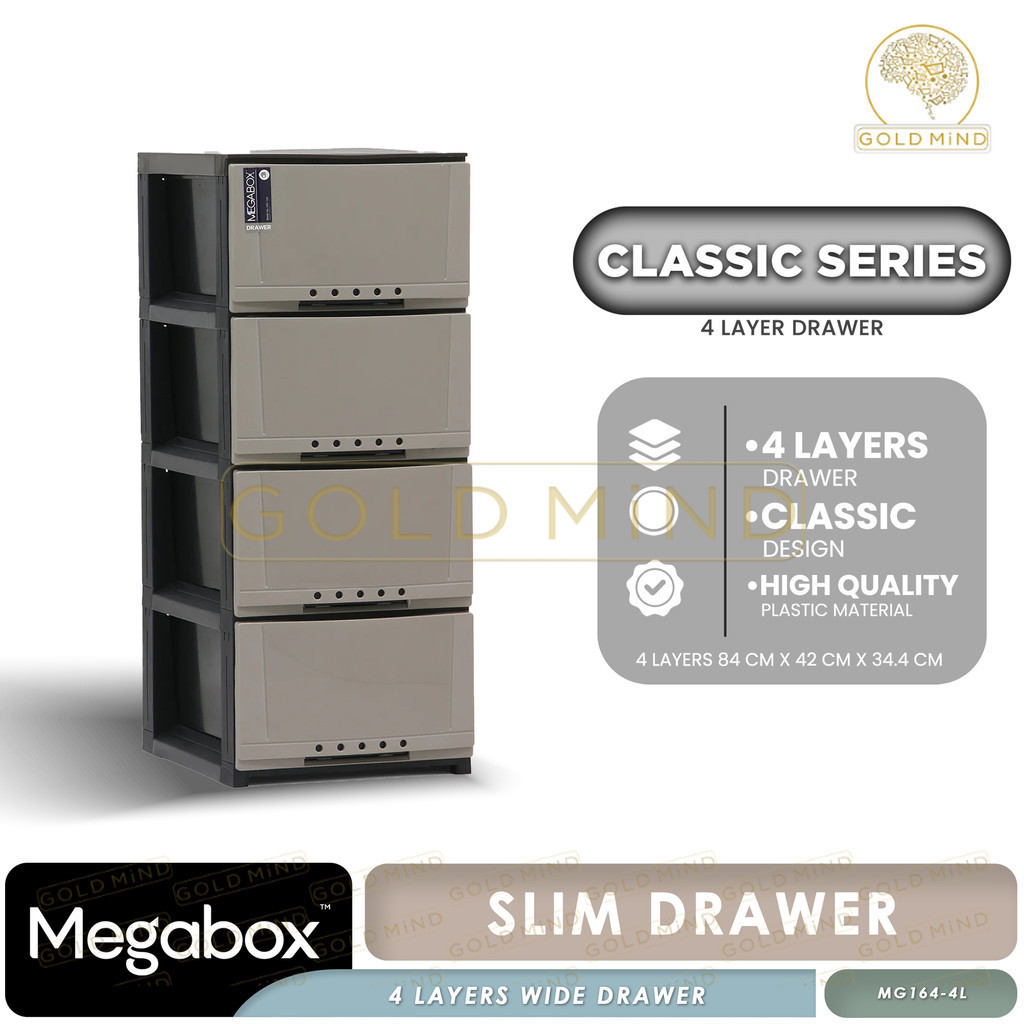 Megabox MG-164 (4 LAYERS) - Gold Mind | Shopee Philippines