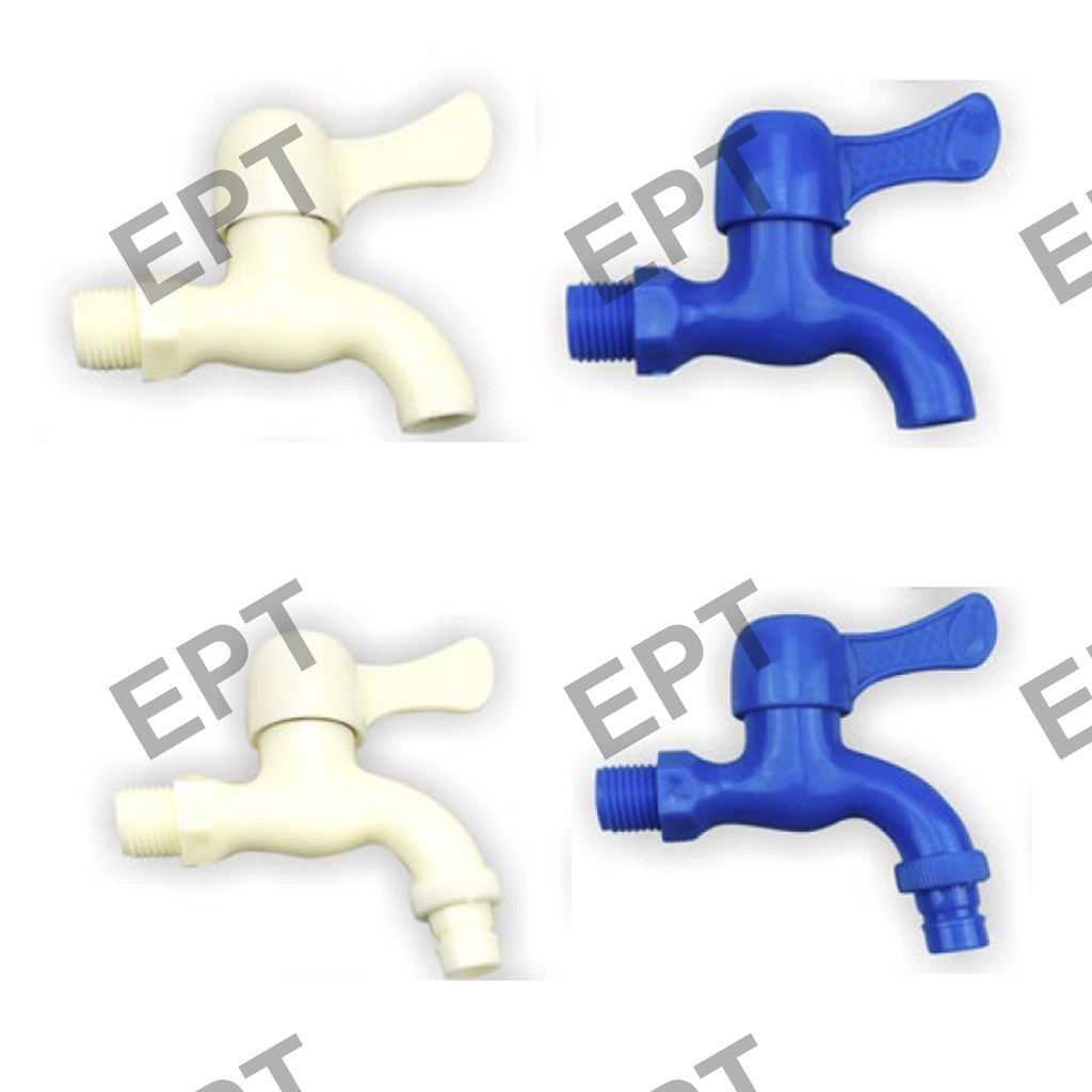 H.K PVC FAUCET PLAIN BIBB / FAUCET HOSE BIBB | Shopee Philippines