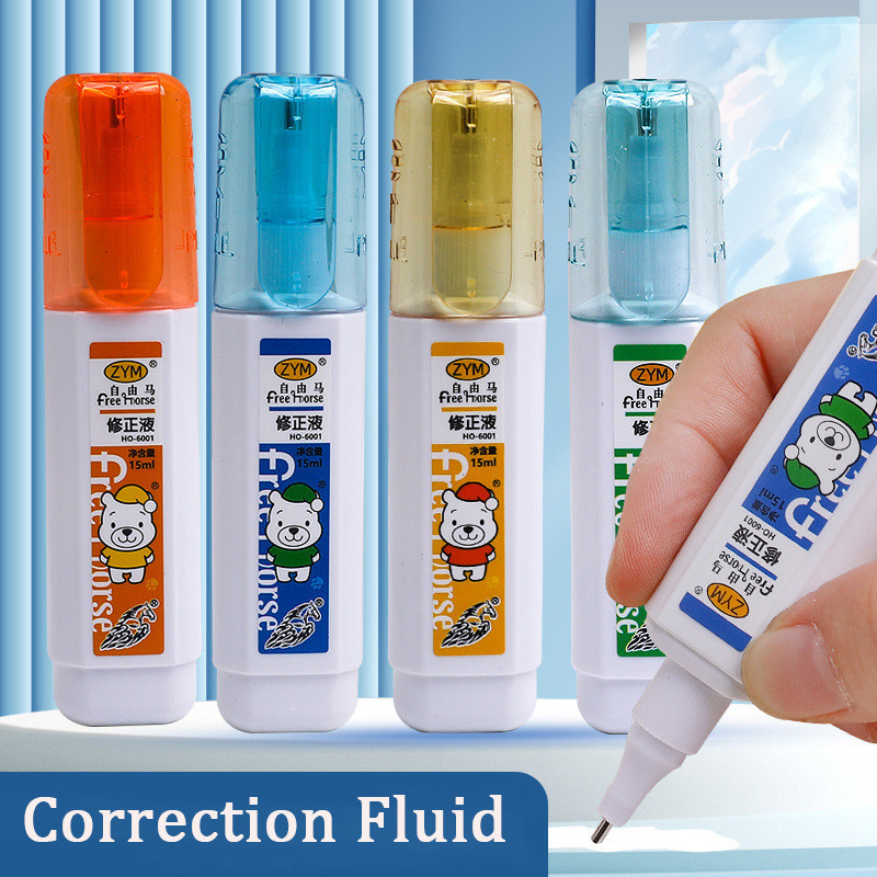 1Pc 6ML/15ML Cartoon Quick Dry Correction Liquid Corrects Large ...