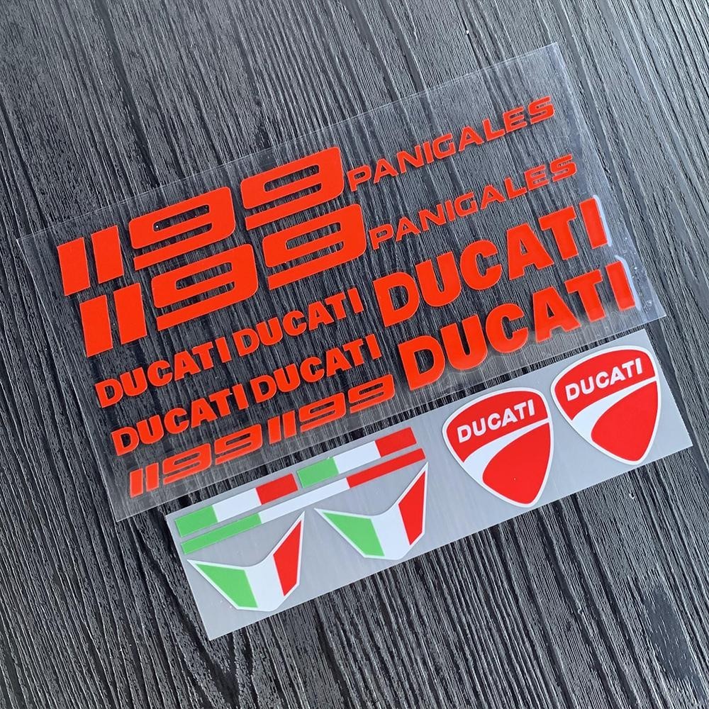 Ducati Letters Logo Stickers for DUCATI821/1199 Logo Reflective ...
