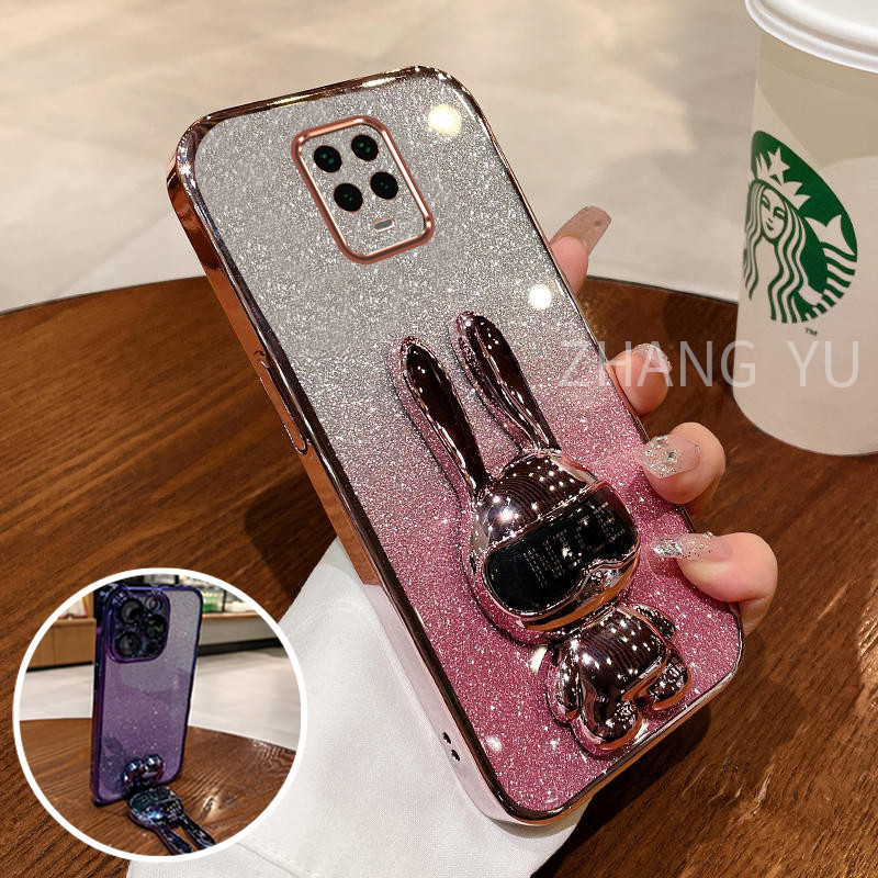 Casing Redmi Note 9s 9 pro max phone case TPU 3D NICE Rabbit stereo ...