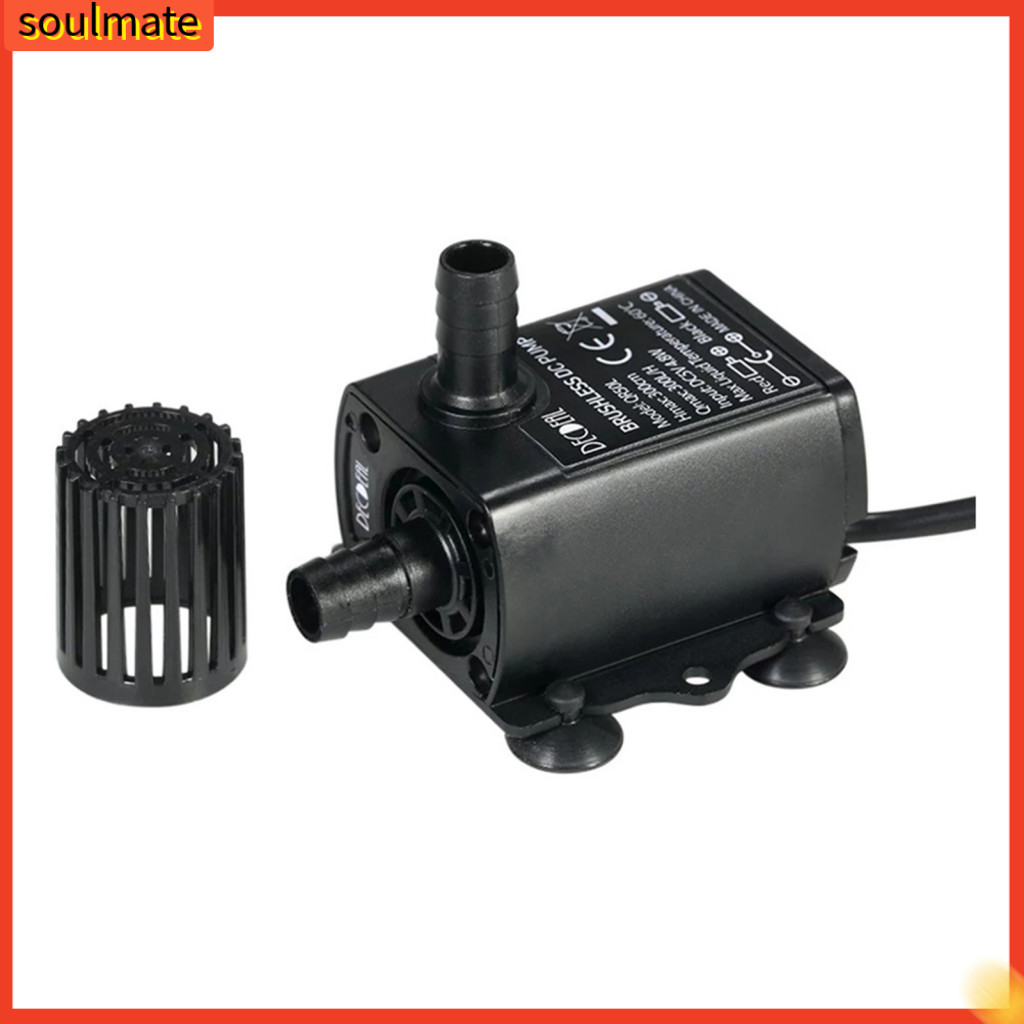 soulmate| Mini Brushless Waterproof DC5V Fountain Fish Tank Submersible Oil Water Pump | Shopee ...