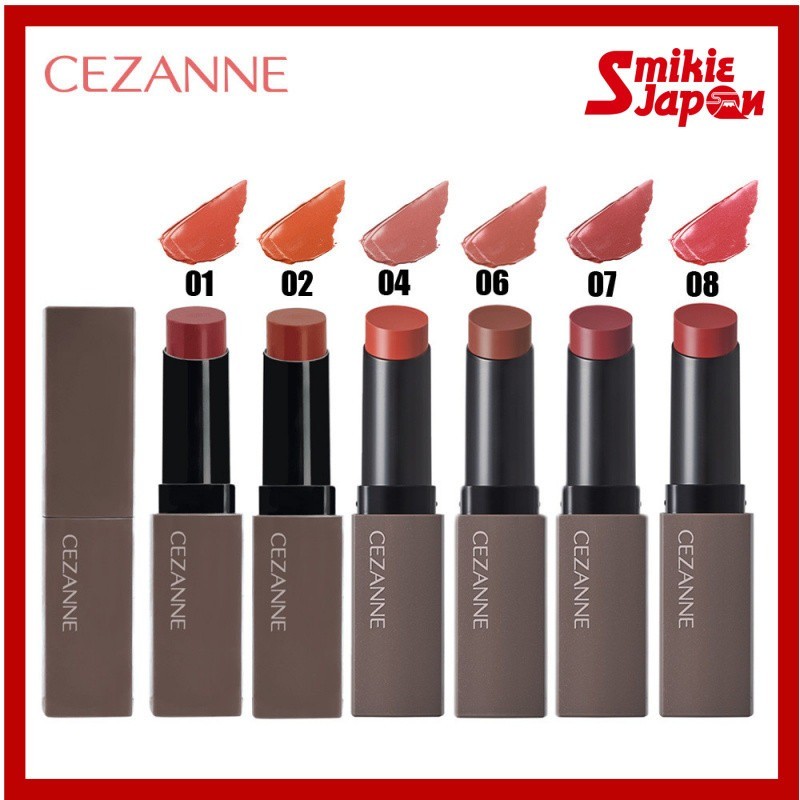 CEZANNE Lip Color Shield Lipstick 3.7g Gel Film Lip Long-lasting Direct From Japan | Shopee ...